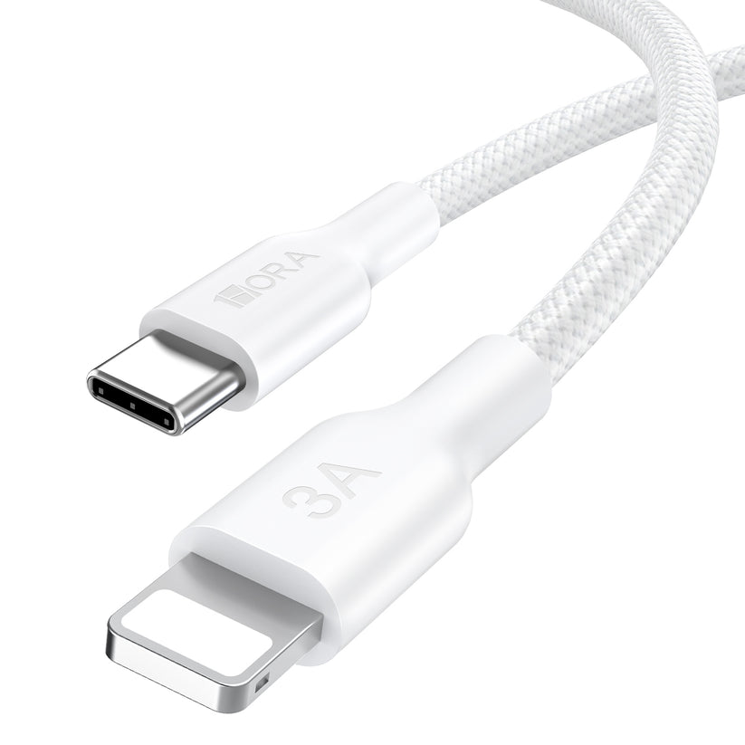 CAB273 1M USB Type-C to Lightning Polyester Braided Cable – 1HORA
