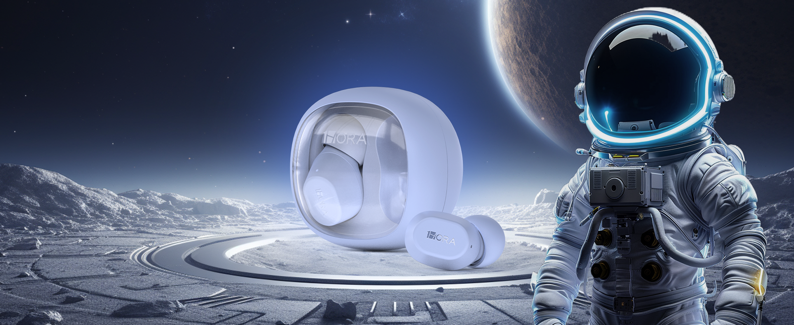 AUT205 Wireless Earbuds with LED Lights – 1HORA